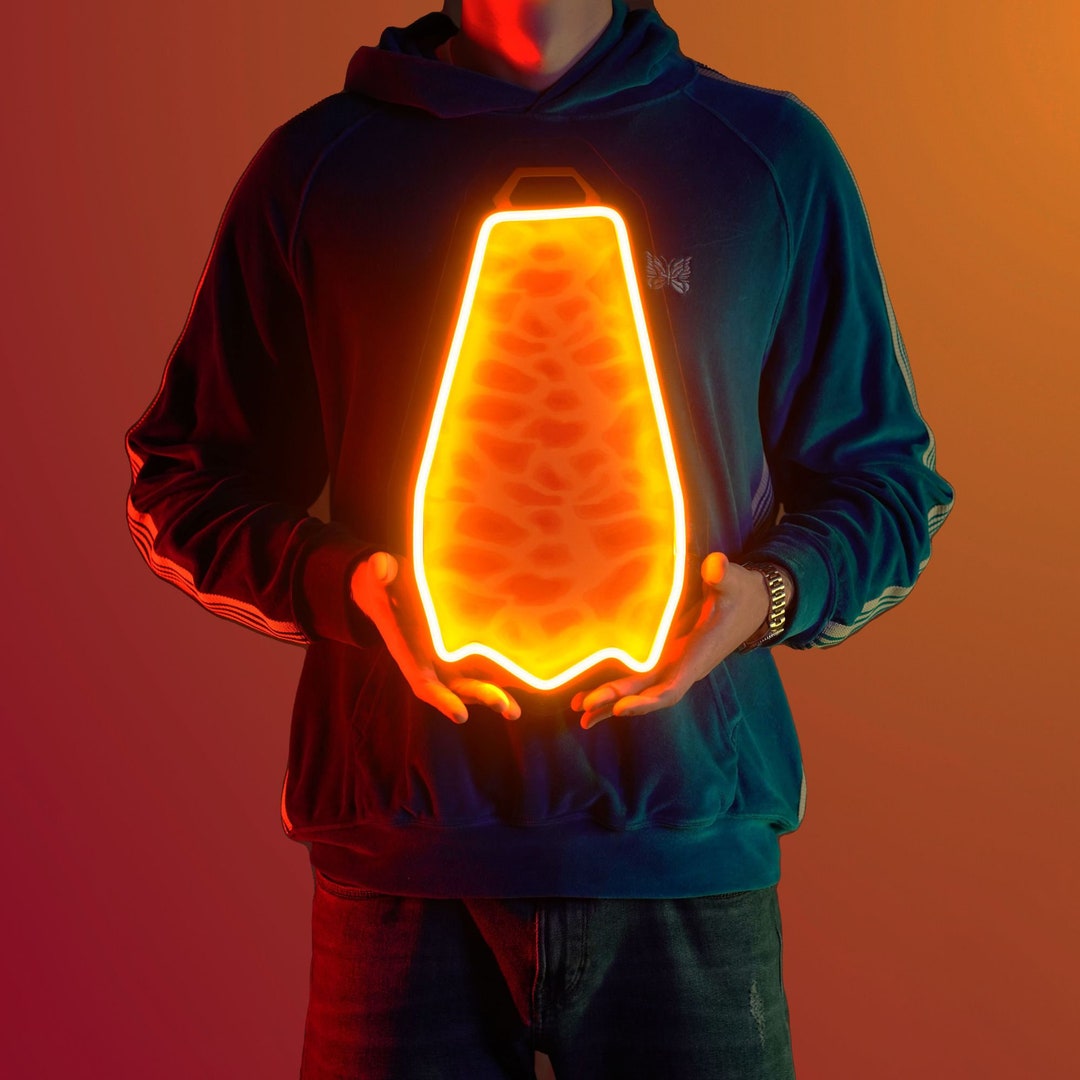 Runescape Fire Cape Led Sign Osrs Gift for Him/her Rune Scape Light ...