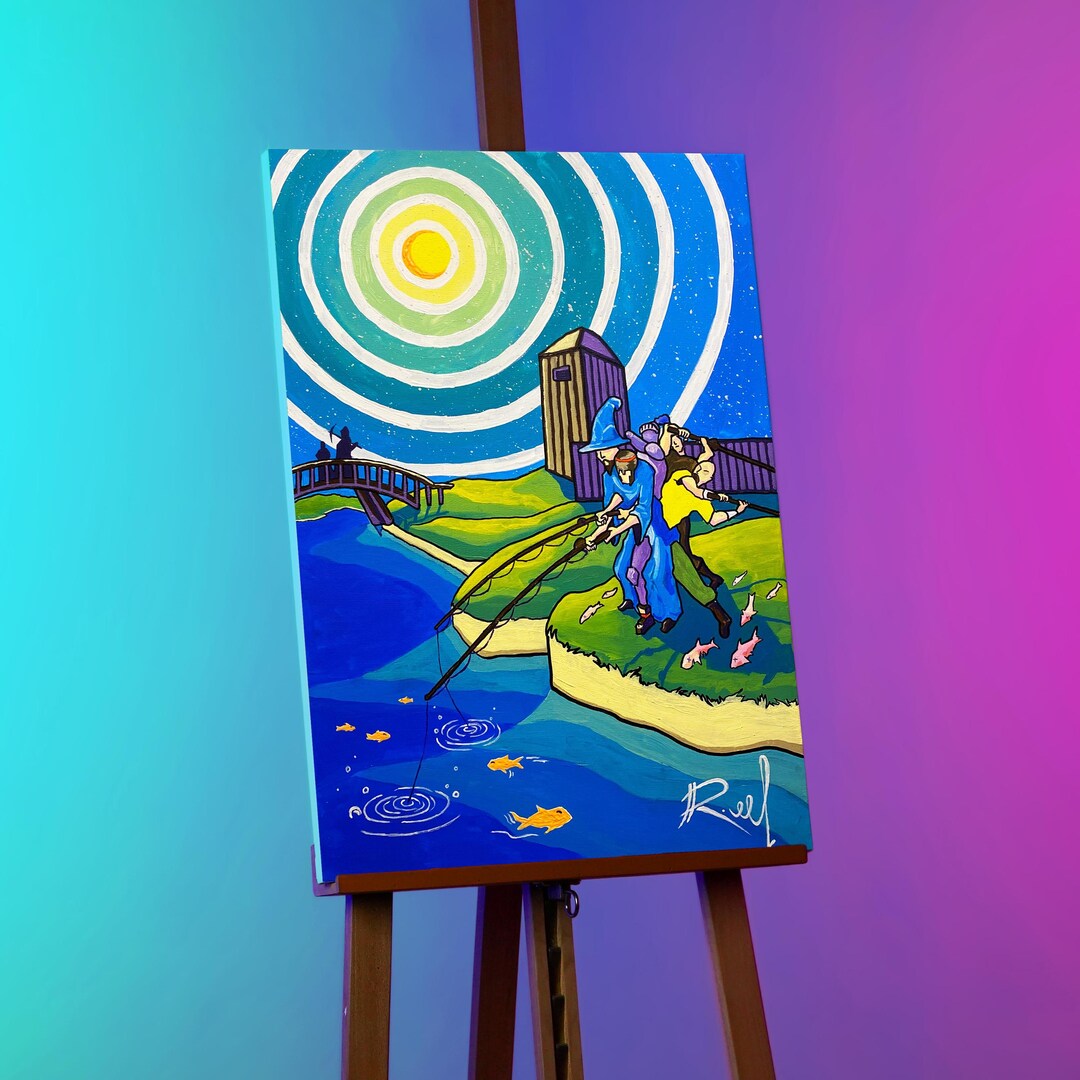 OSRS Glow-in-the-dark Painting & Print on Canvas. Old School Runescape ...