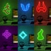 Runescape God Symbols Neon Led Light Acrylic Sign Old School Runescape ...