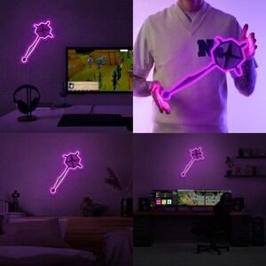 Runescape Ancient Staff Neon Led Light Acrylic Sign | Old School ...