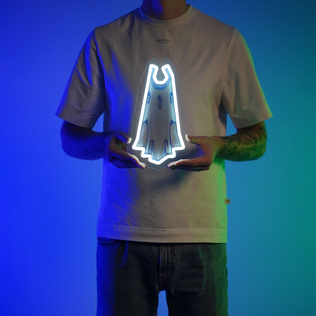 Runescape Mythical Max Cape LED Neon Sign | Old School Runescape Wall ...