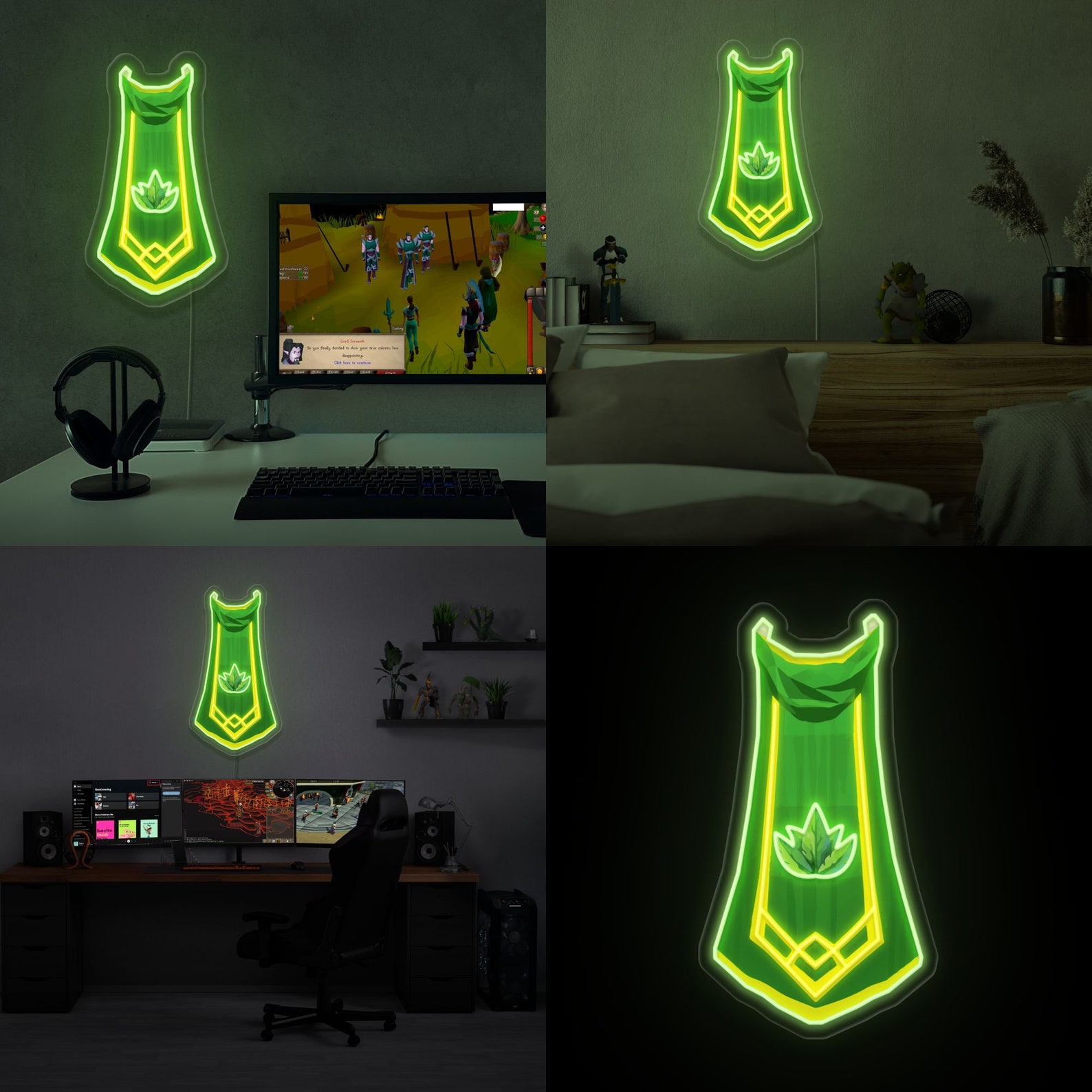 Choose Your Runescape 3 Master Skillcape LED SIGN | Runescape Gift ...
