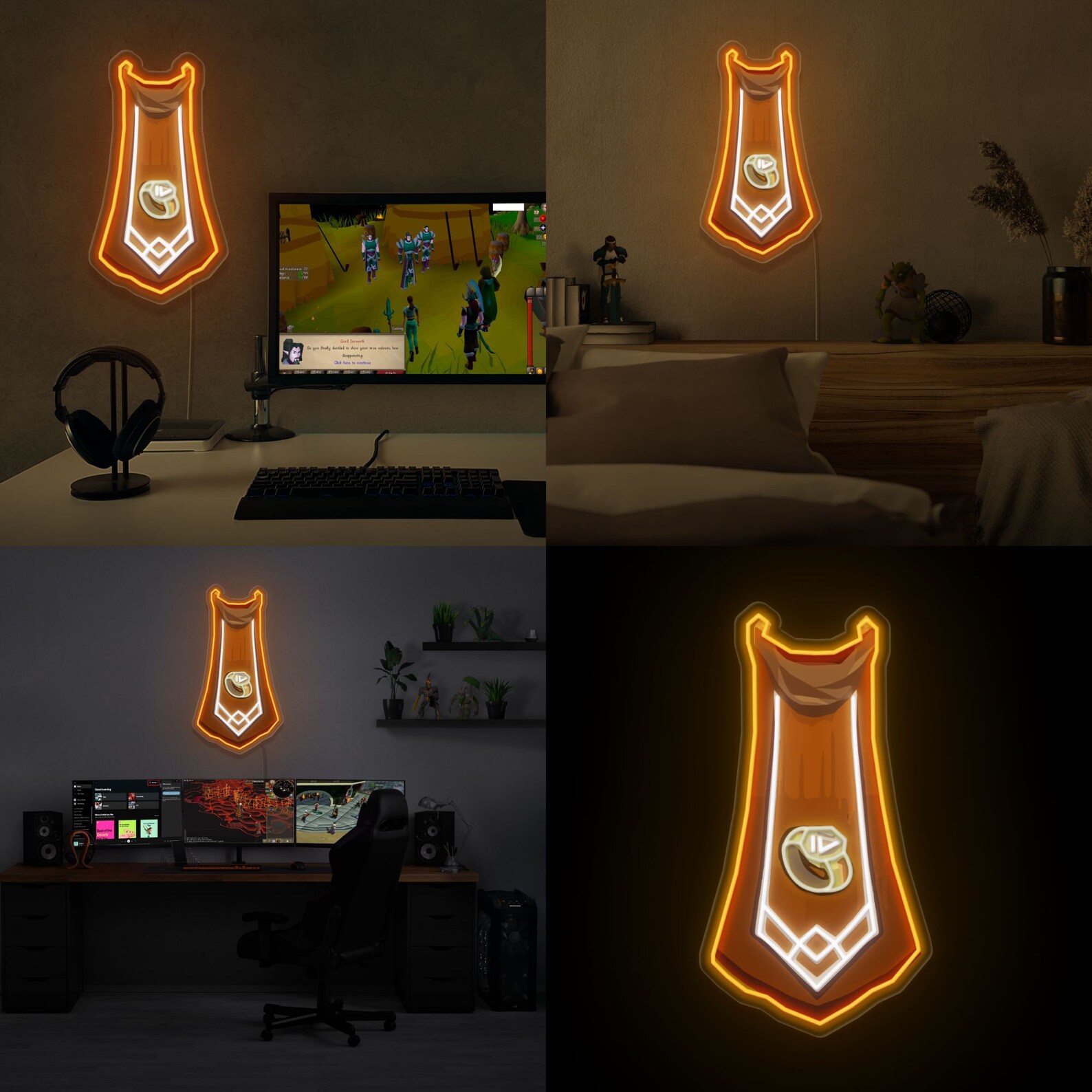 Choose Your Runescape 3 Master Skillcape LED SIGN | Runescape Gift ...