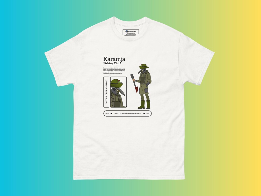 OSRS T-shirt ,karamja' Old School Runescape Apparel & Merch Runescape ...