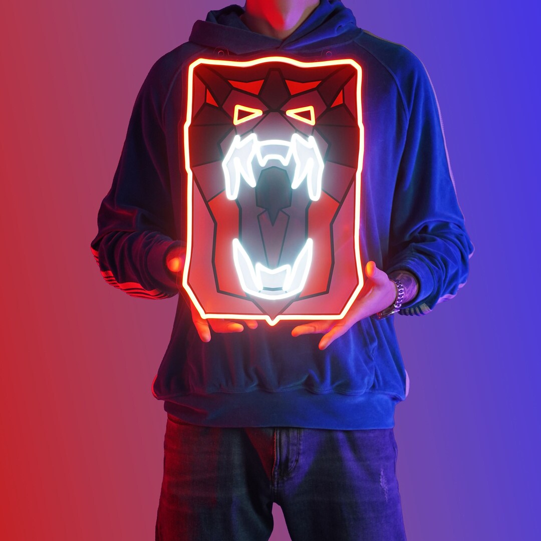 Runescape Dragonfire Shield Neon Led Light Acrylic Sign | Old School ...