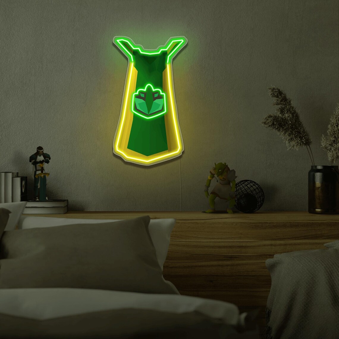 OSRS Herblore Skillcape LED Neon Sign: Old School Runescape Acrylic ...