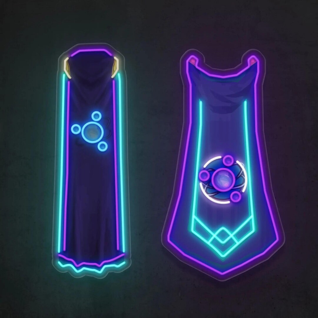 Runescape 3 Divination Master Cape (t) Neon LED SIGN | Runescape Gift ...