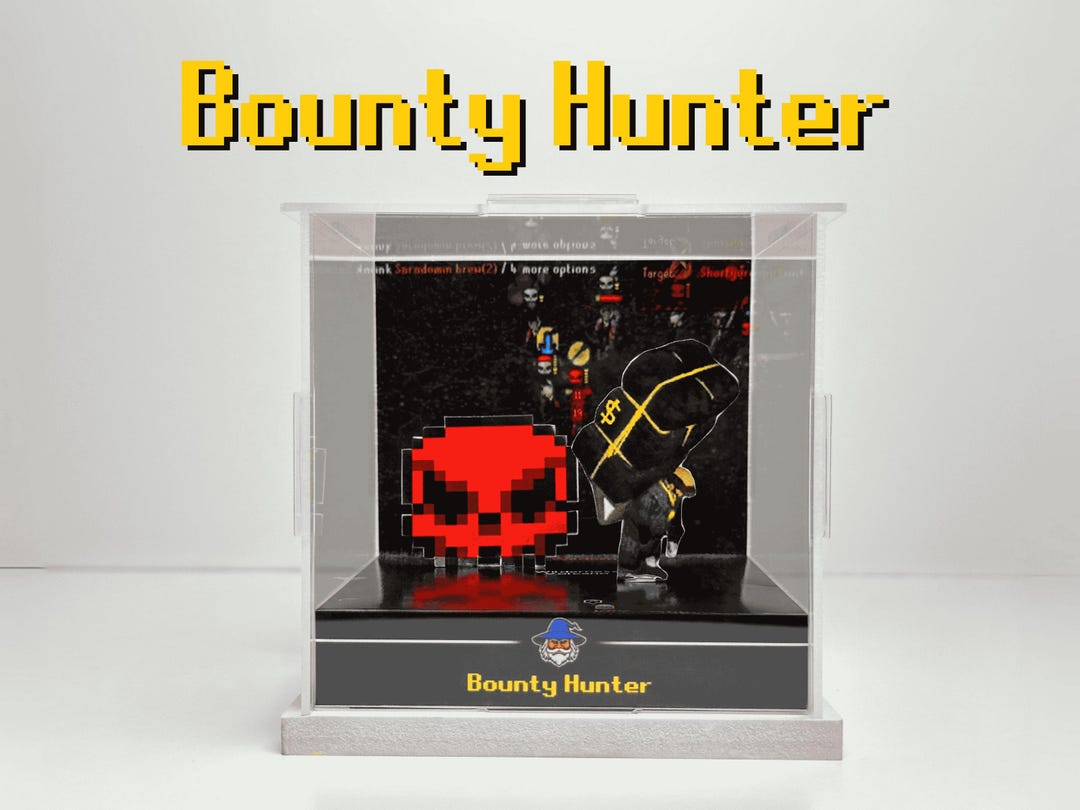 OSRS Acrylic Diorama – Bounty Hunter From Old School Runescape ...