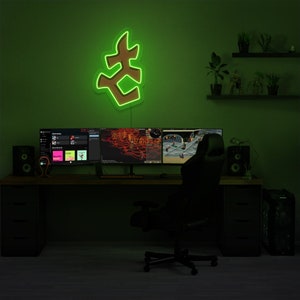 Runescape God Symbols Neon Led Light Acrylic Sign Old School Runescape ...