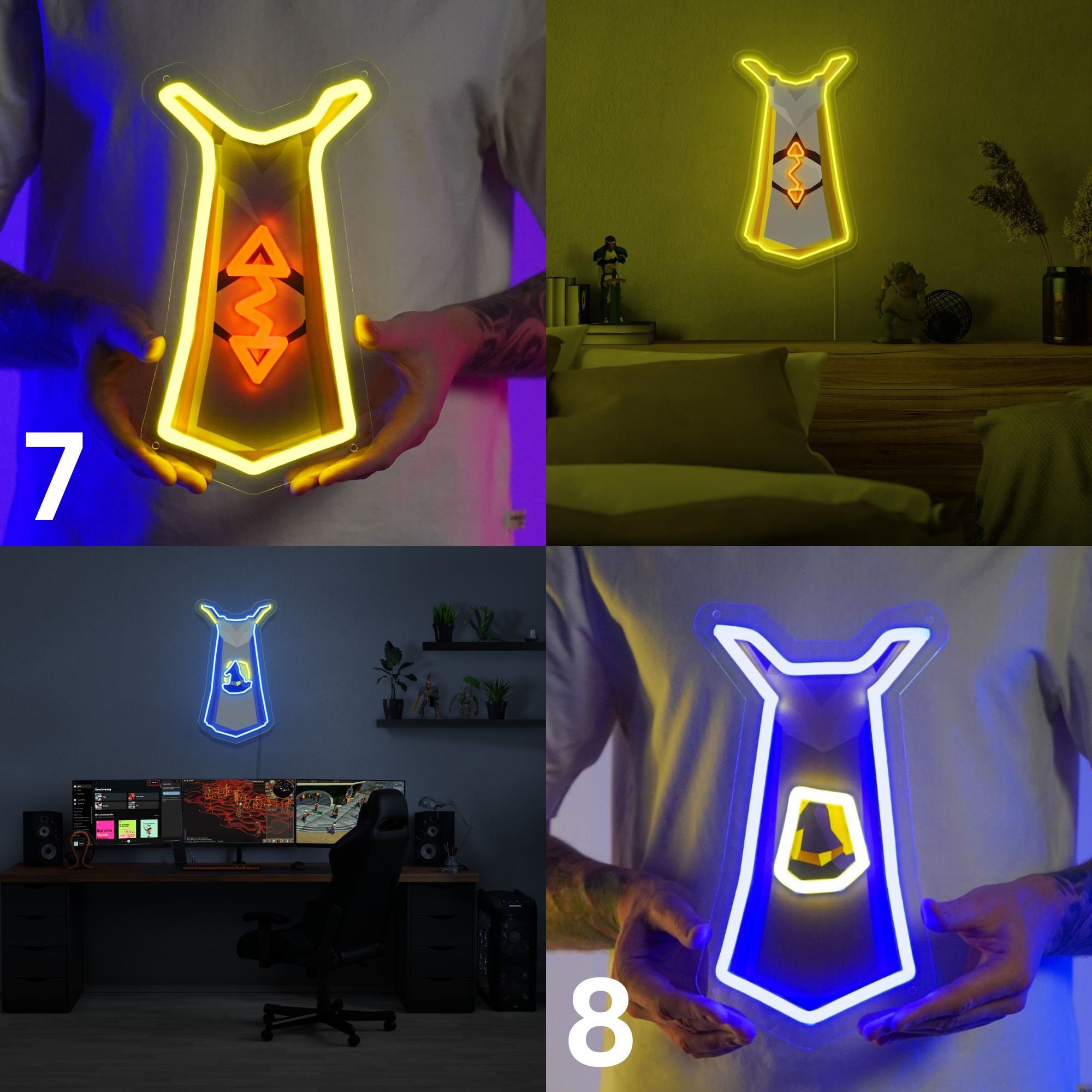 Choose Your Skillcape Runescape Led Sign Osrs Gift for - Etsy