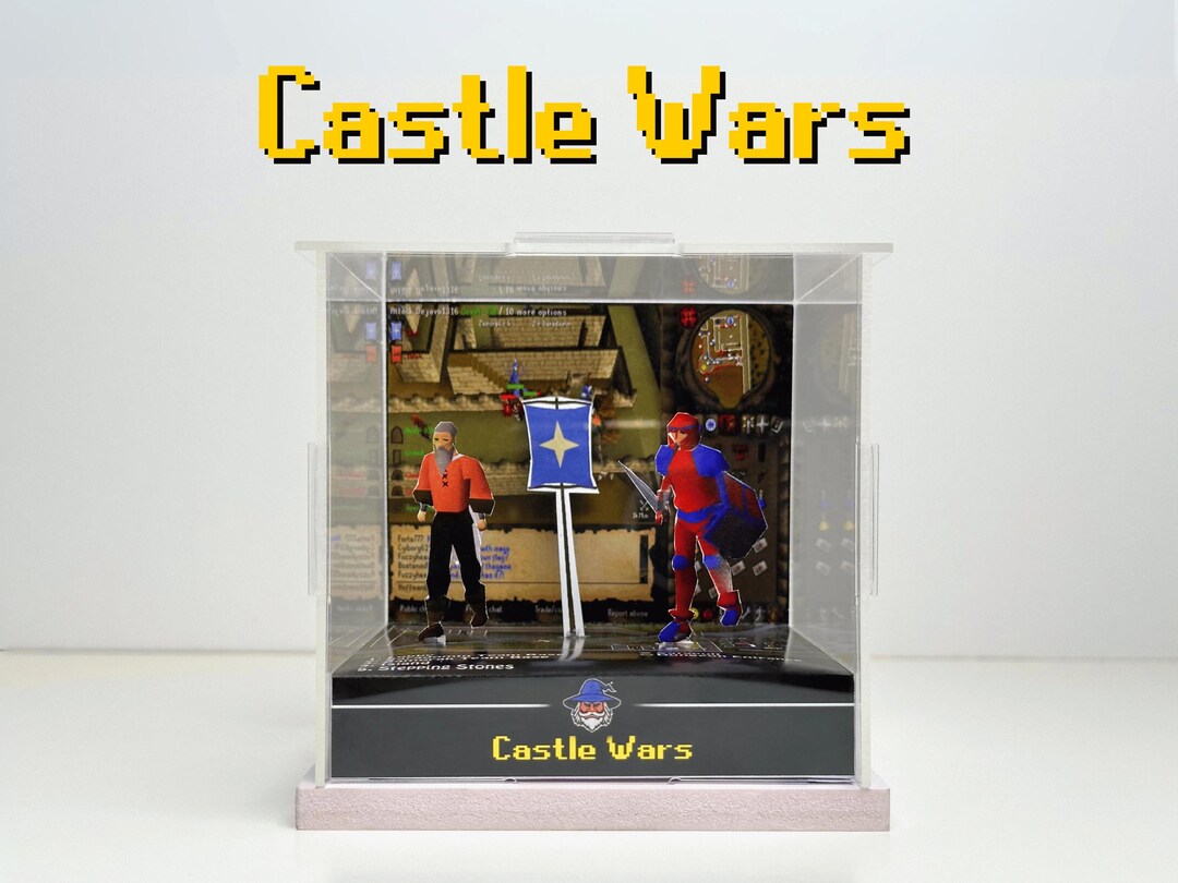 Old School Runescape Acrylic Diorama - OSRS Castle Wars Minigame ...