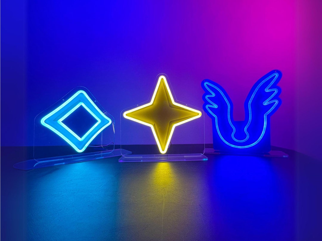 Runescape God Symbols Neon Led Light Acrylic Sign | Old School ...