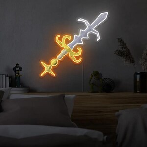 Runescape Godsword Neon LED Sign | Old School Runescape Wall Art Decor ...