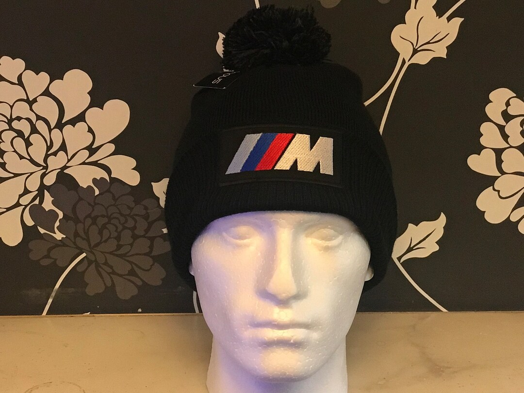 BMW M/SPORT Beanie Bobble Hat Unisex High Quality One Size - Etsy