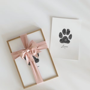 Custom Dog Paw Print From Photo | Digital Pet Paw Print | Puppy ...