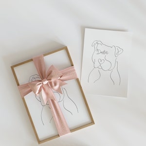 Personalised Staffordshire Bull Terrier Digital Print | Minimalist ...