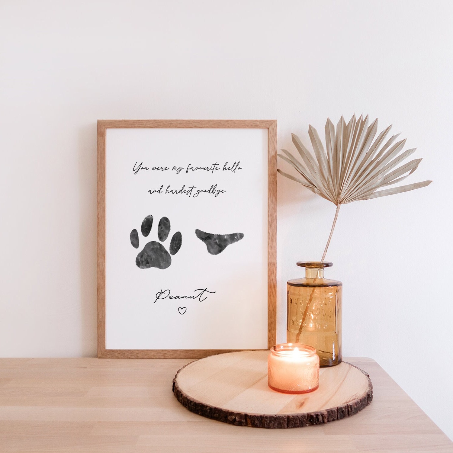 Custom Paw and Nose Print From Photo Dog Paw Nose Print - Etsy Canada