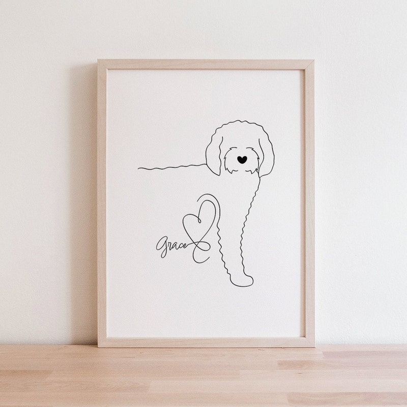 Labradoodle Print - Etsy