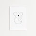 Minimalist Koala Digital Print Koala Wall Art Koala Line Art Drawing ...