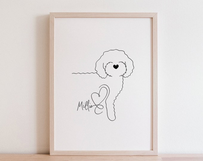 Cavoodle Mum Car Sticker, Cavoodle Mom or Dad Car Vinyl Decal Sticker ...
