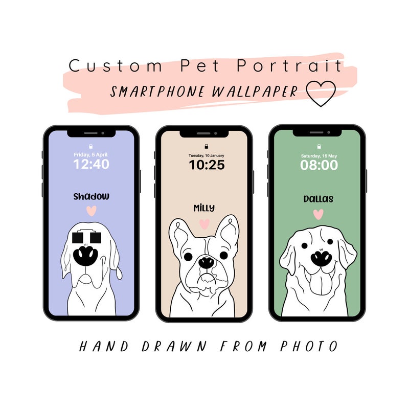 Personalised Phone Wallpaper - Etsy