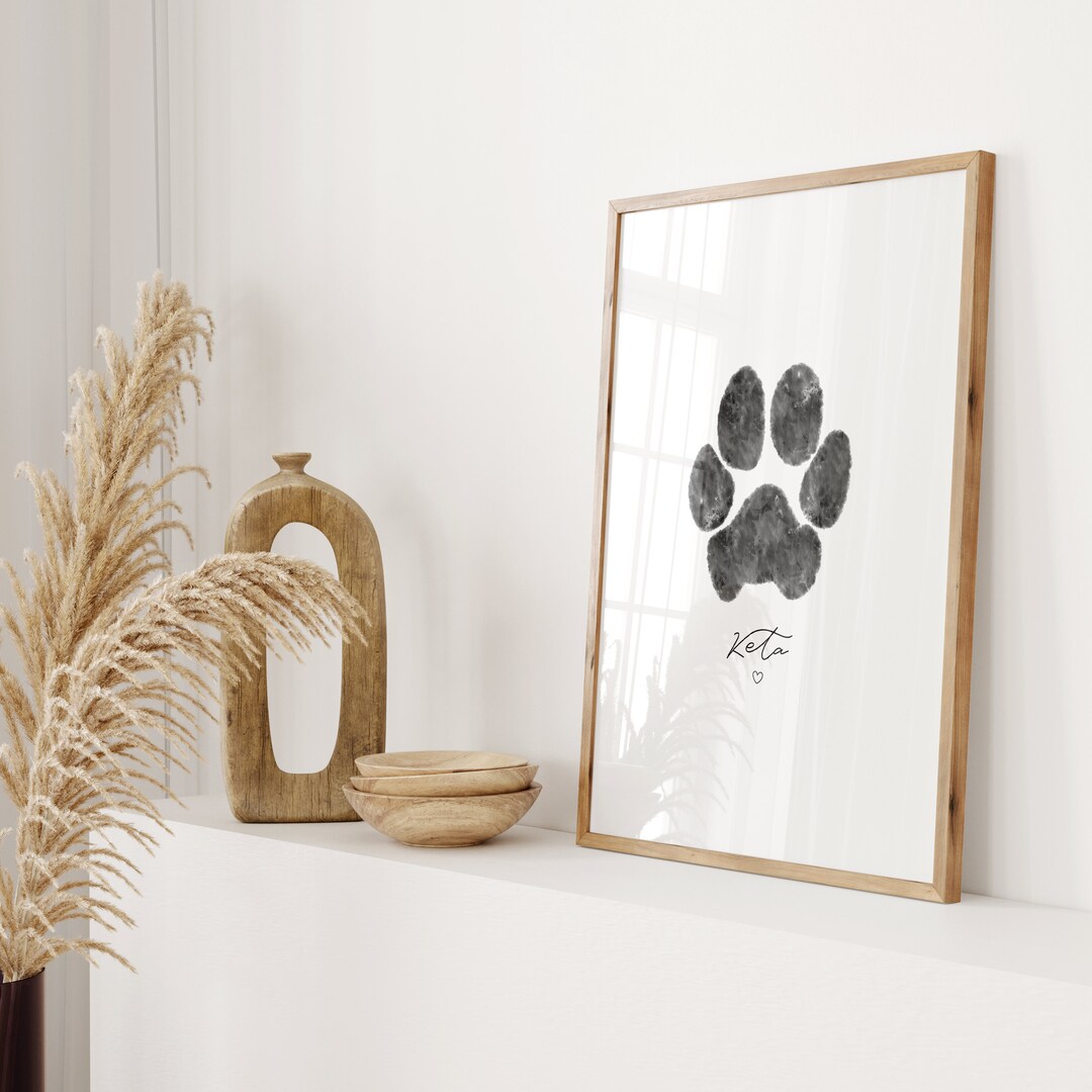Custom Dog Paw Print From Photo Digital Dog Paw Print New - Etsy