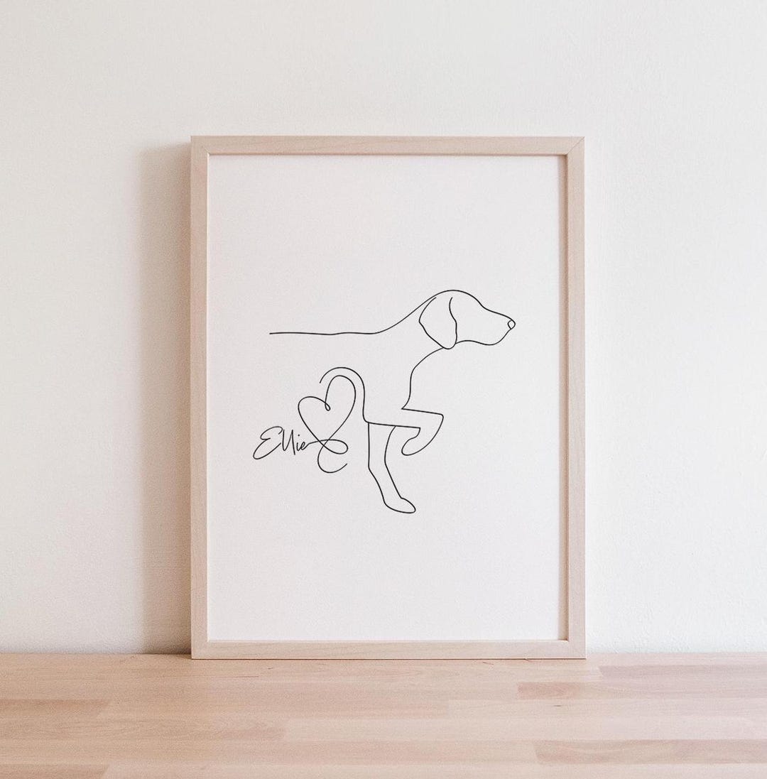 Personalised German Shorthaired Pointer Digital Portrait | Pointer Dog ...