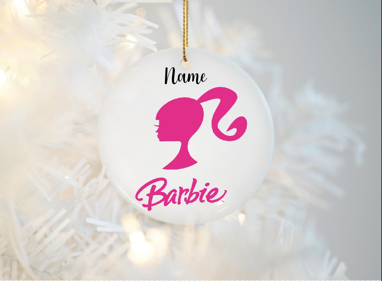 Barbie gift, christmas bauble, personalised, xmas sold by Daniil ...