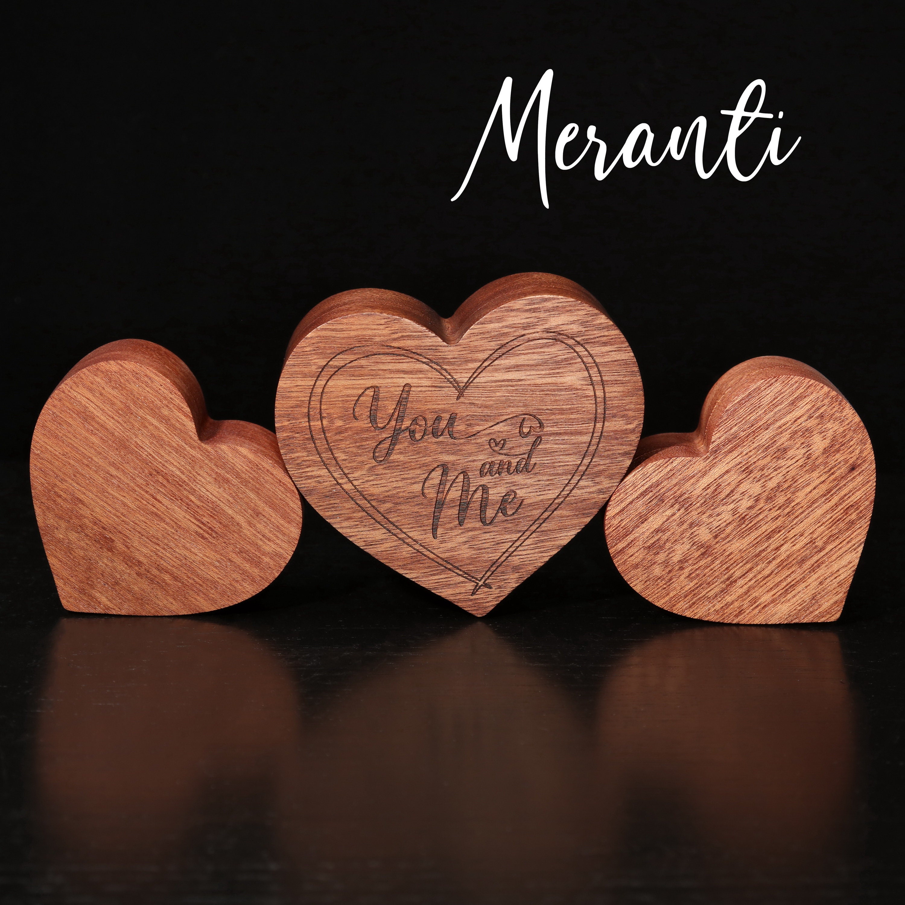 Solid Wood Heart Box - Etsy