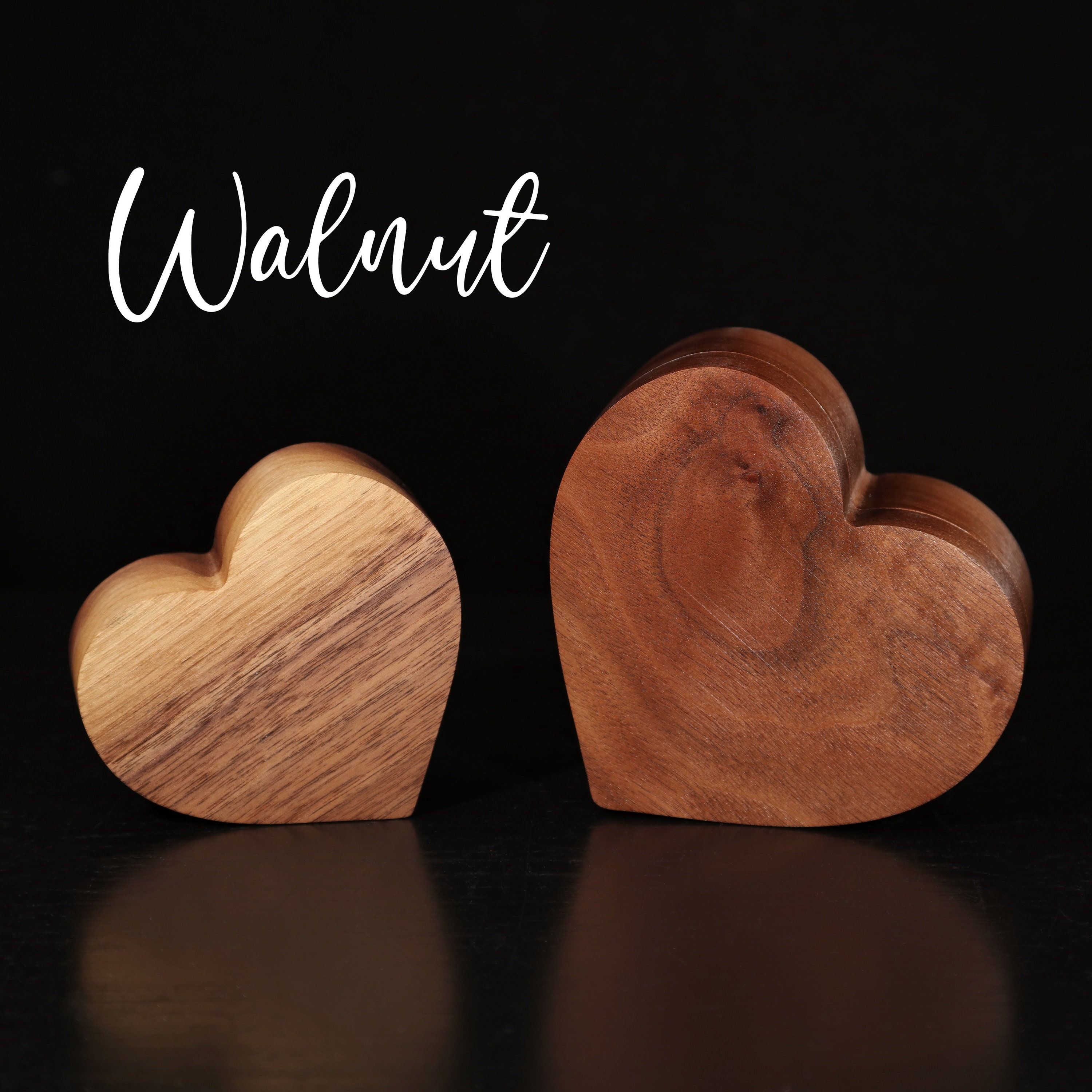 Solid Wood Heart Box - Etsy