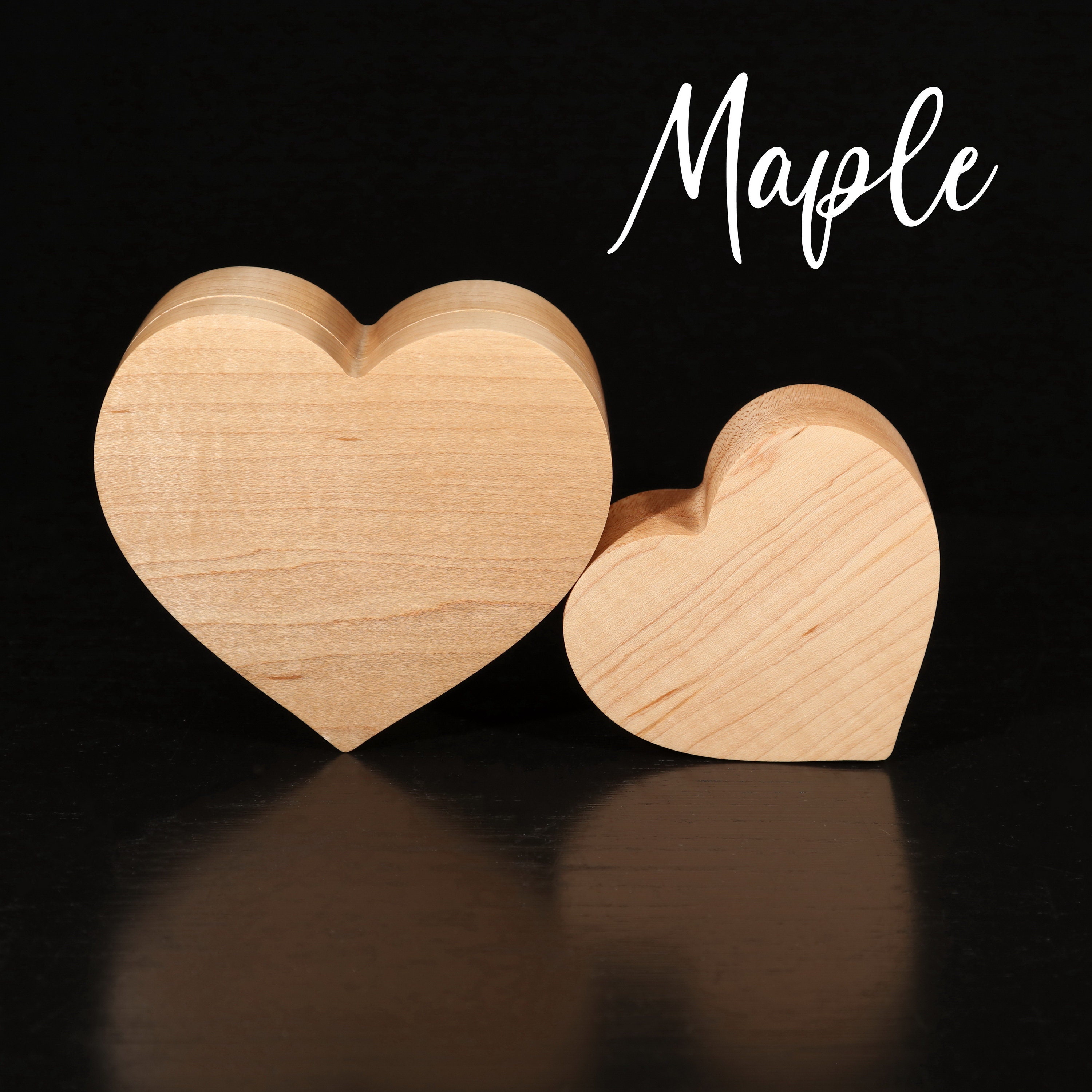 Solid Wood Heart Box - Etsy