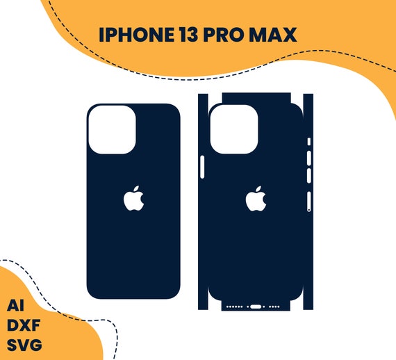 Apple Iphone 13 Pro Max Cutting Template for Skin and Sticker | Etsy