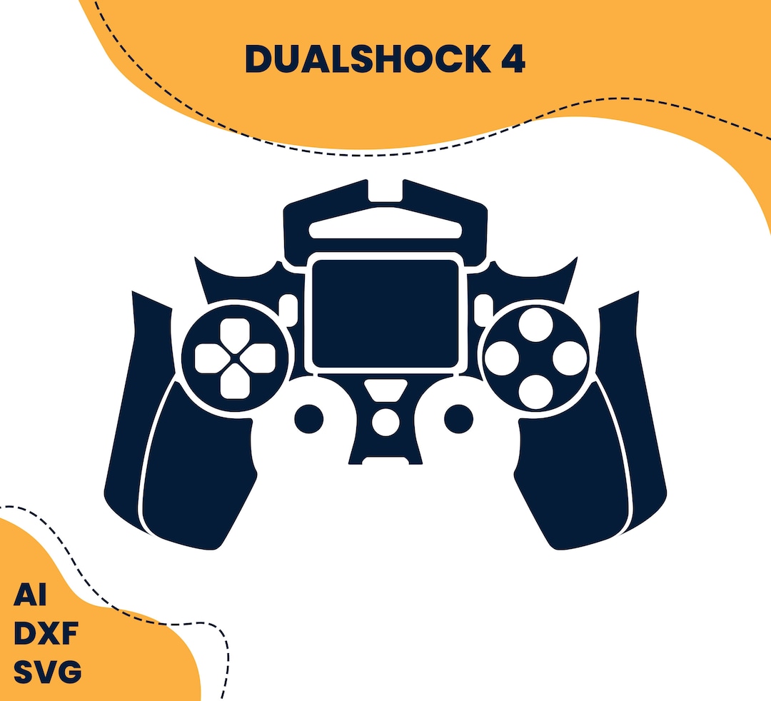 PS4 Controller | Dualshock Cutting Template for Skin and Sticker ...