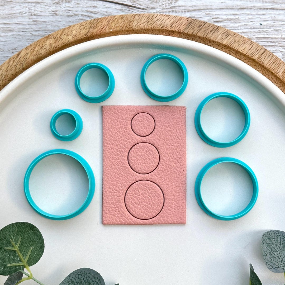 Circle Polymer Clay Cutters: 15 Sizes, Sharp Edge Tools for Jewellery ...