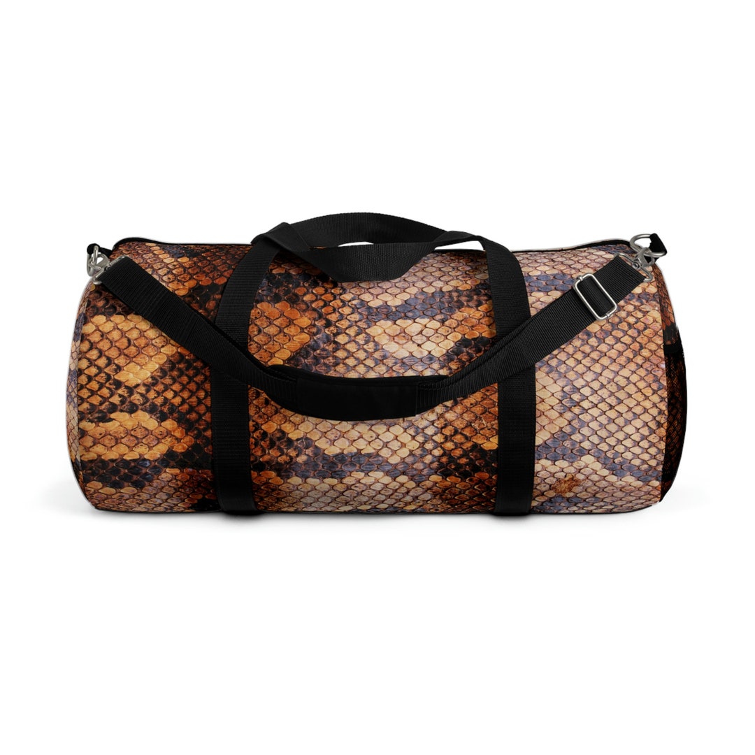 Snake Skin Abstract Duffel Bag, Snake Skin Duffel, Snake Skin Bag ...