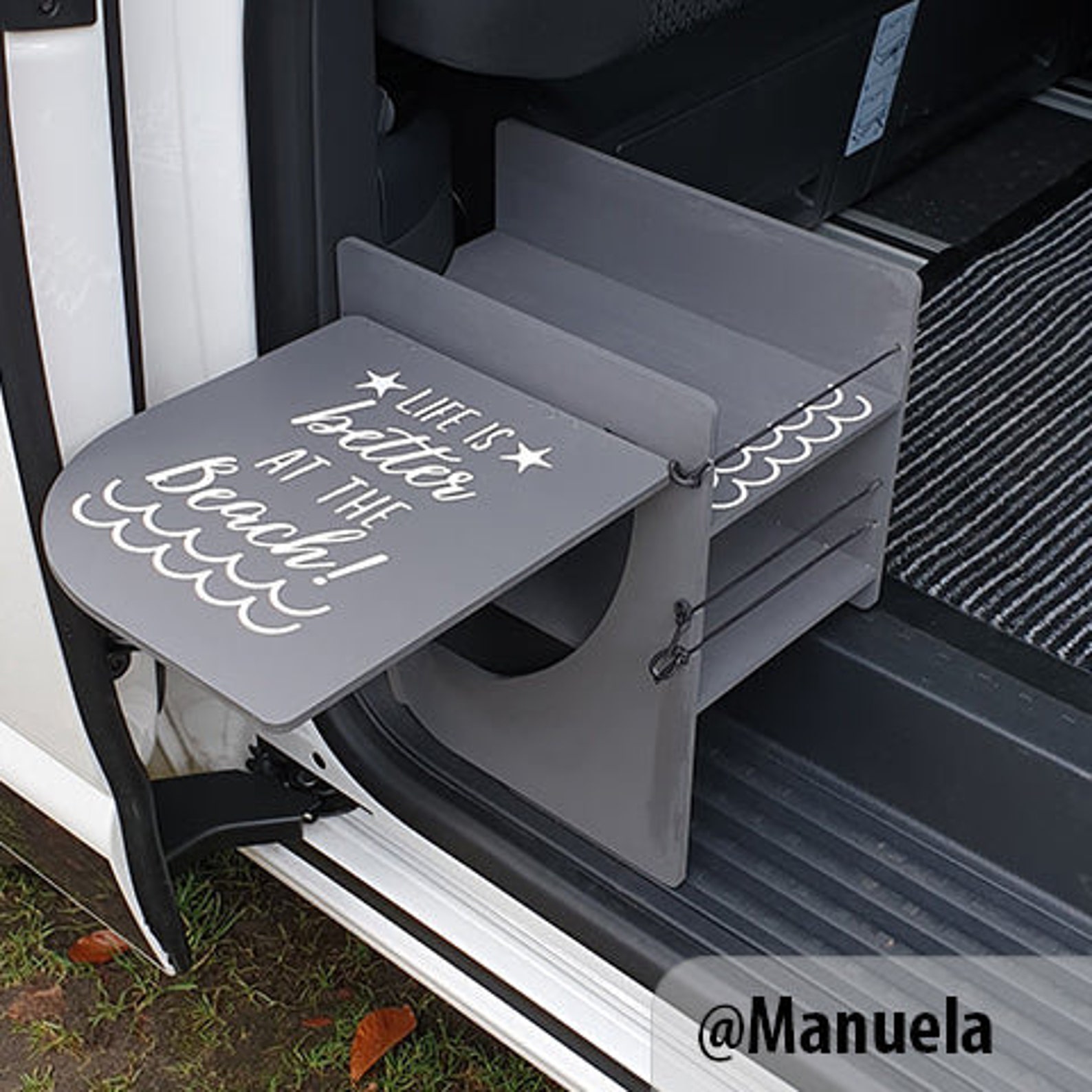 VW California Shoe Rack With Folding Table as a DIY Kit - Etsy