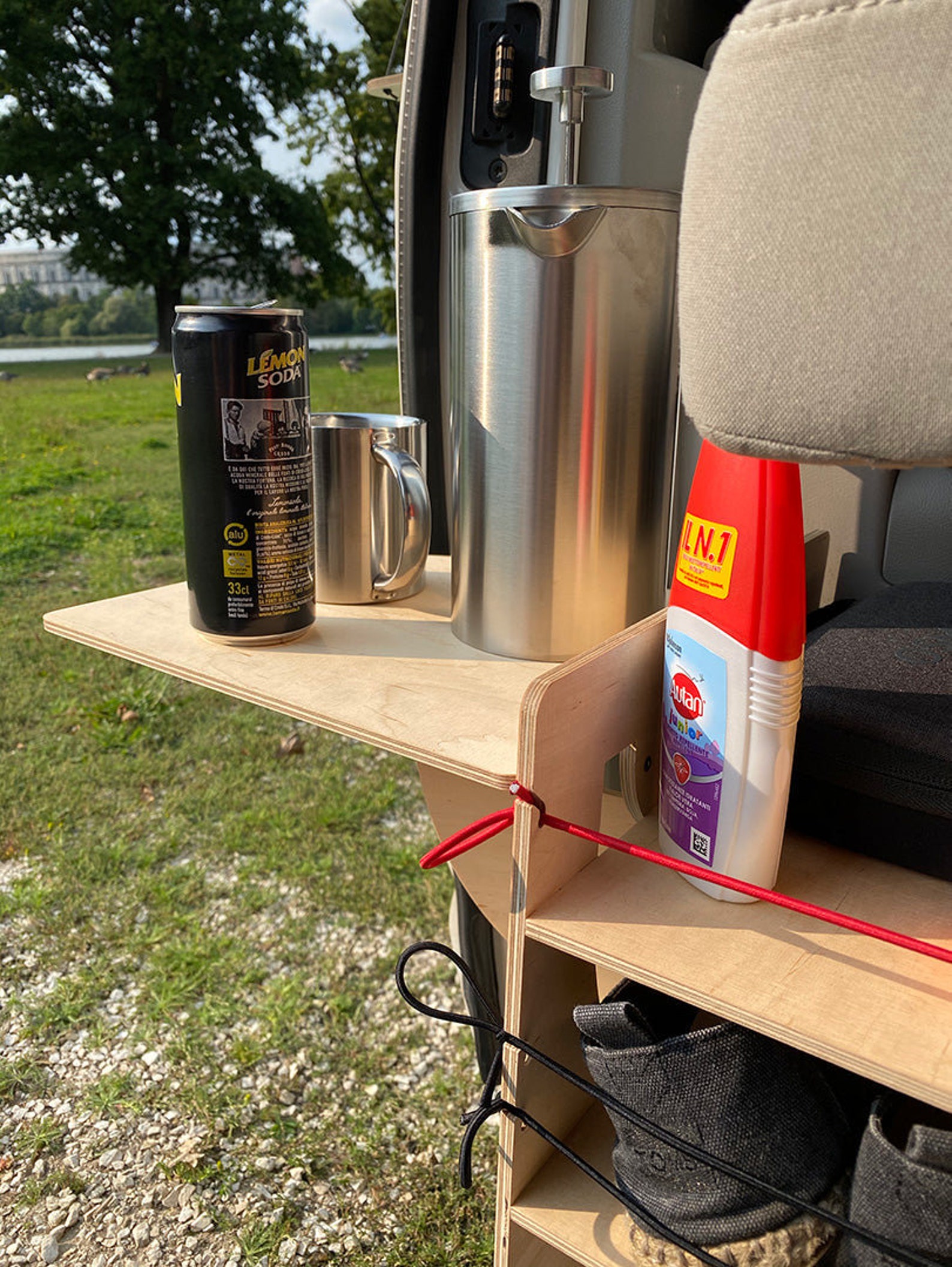 VW California Shoe Rack With Folding Table as a DIY Kit - Etsy