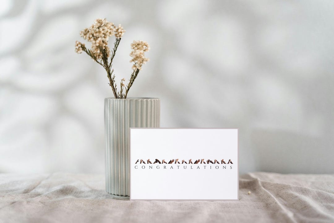 Congratulations BSL Card - Etsy