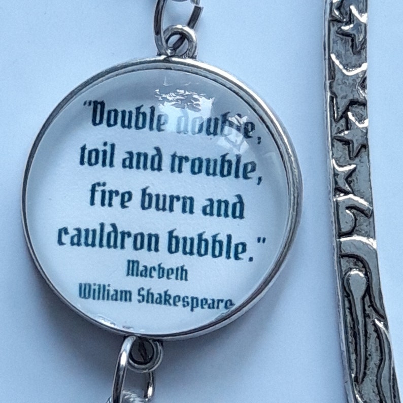 Macbeth the Witches Quote - William Shakespeare Metal Bookmark - Etsy