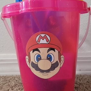 Beach Play Set Mario Bros, Sand Bucket, Shovel, Ball and Water Gun by ...