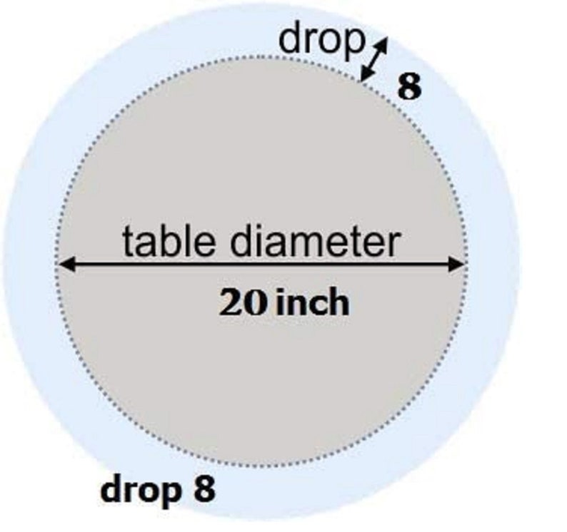 Broward Linens Small Tablecloth Polyester Round 36 Inch - Etsy