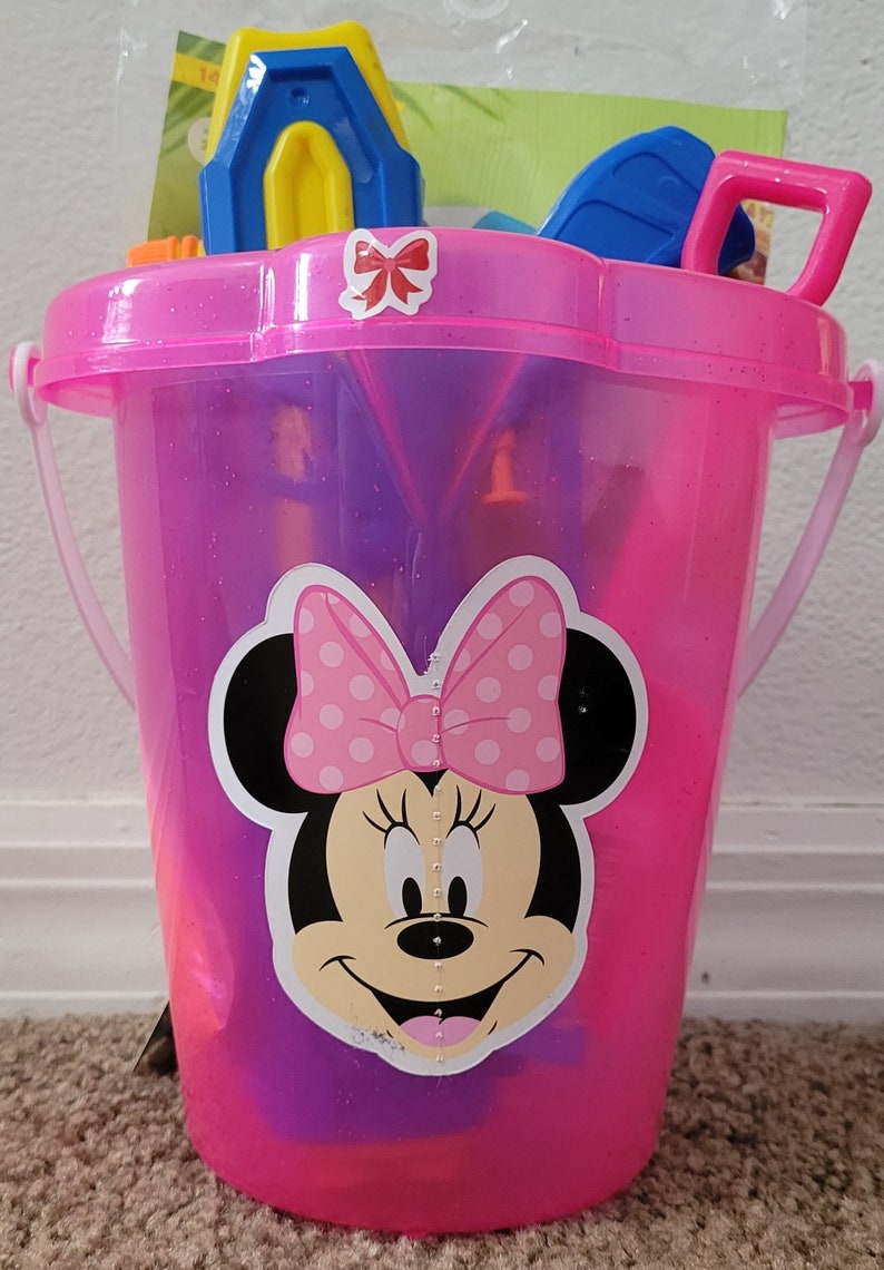 Beach Play Set Minnie Mouse, Sand Bucket, Shovel, Ball and Water Gun by ...