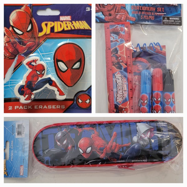 Spiderman Crayons - Etsy