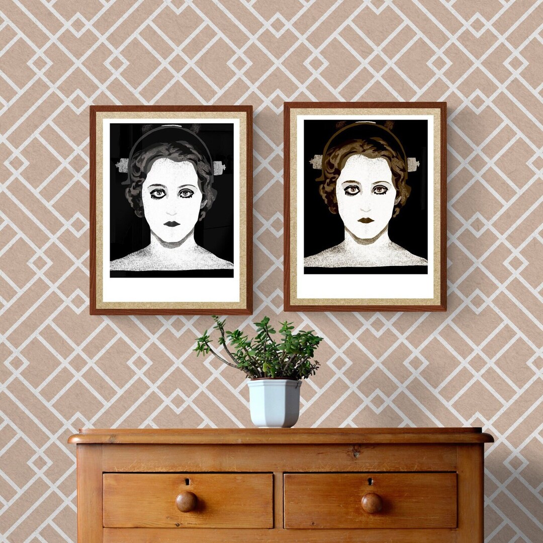 Maria Metropolis Posters, Movie Posters Inspired Art, Black White Wall ...