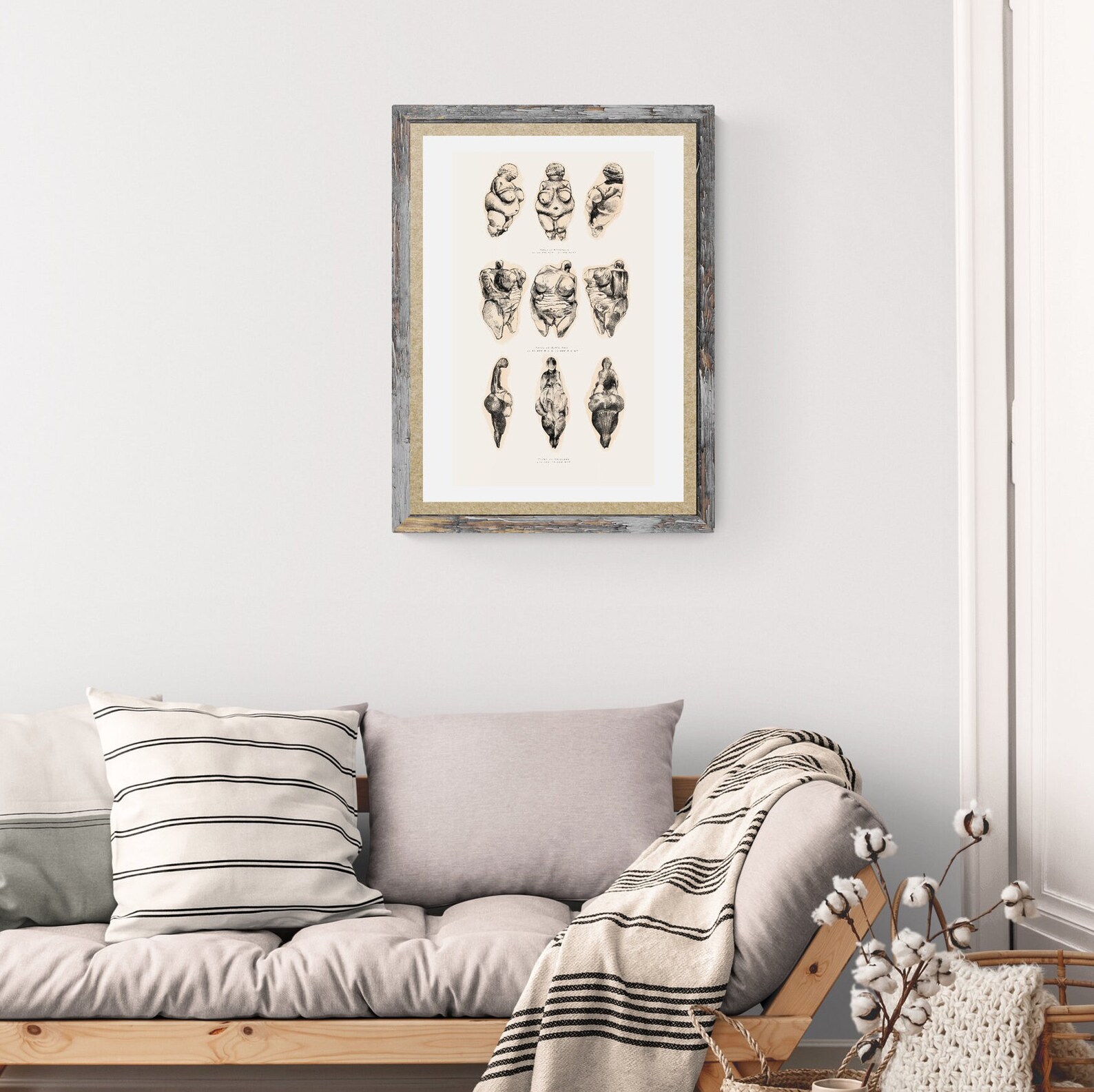 Paleolithic Venus Poster, Venus of Willendorf Illustration, Art History ...