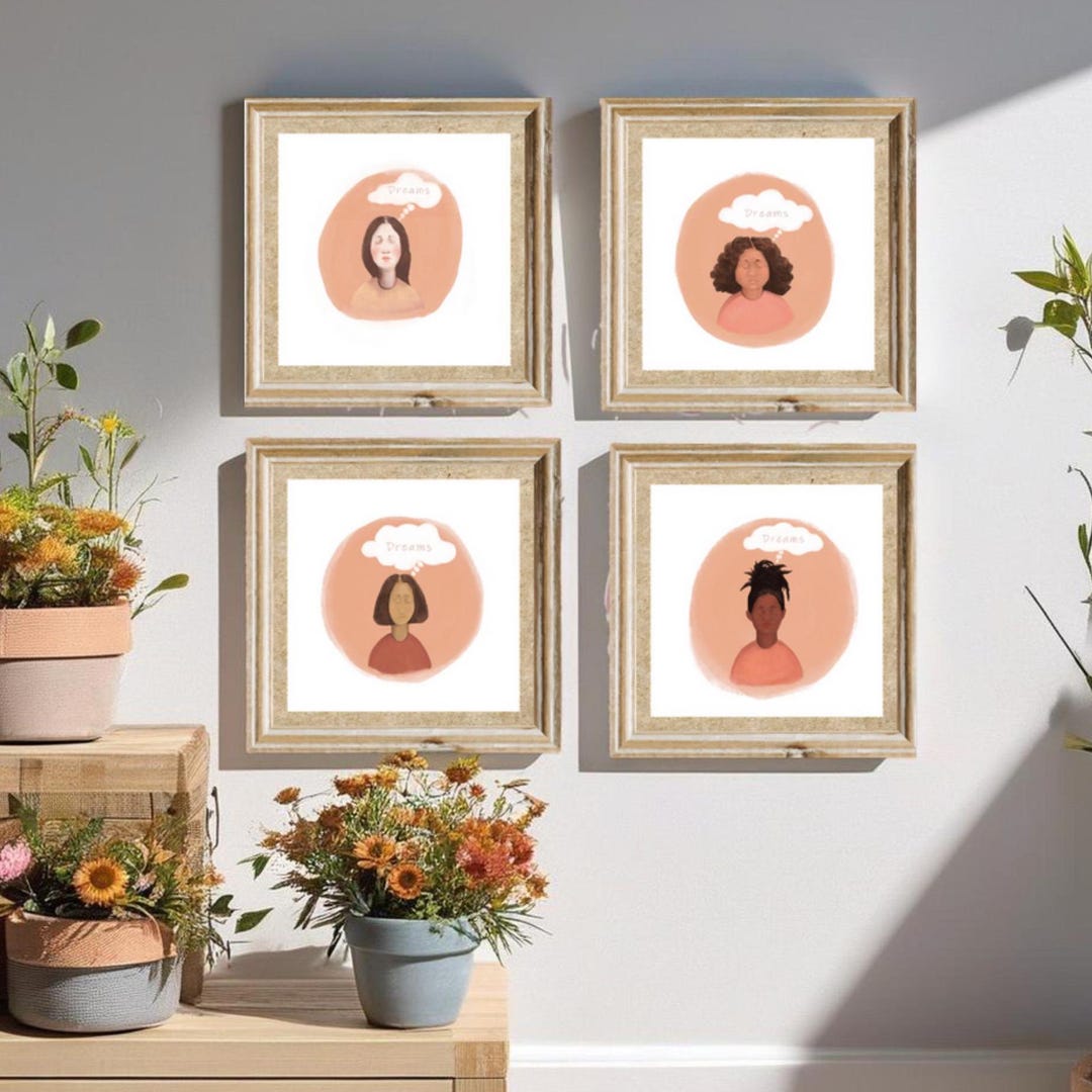Breathe Poster Set for Mindfulness | Boho Calm Down Corner Art | Teen ...