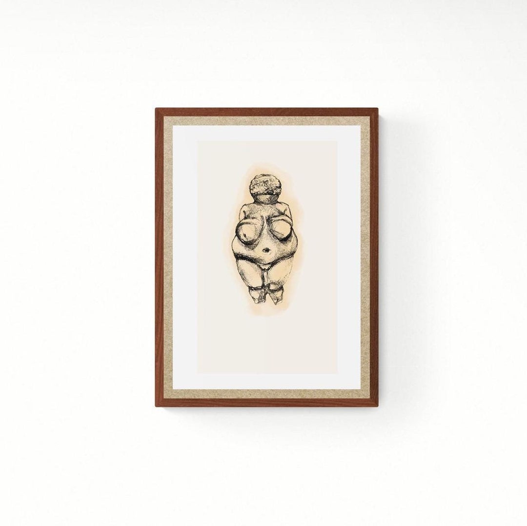 Venus of Willendorf Poster, Paleolithic Art, Goddess Statue, Scientific ...