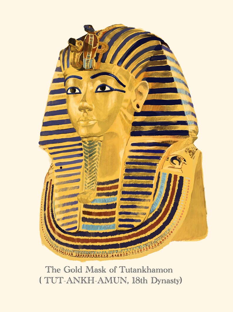 Egyptian Posters, King Tutankhamun, Egyptian Artwork, Ancient Egypt ...