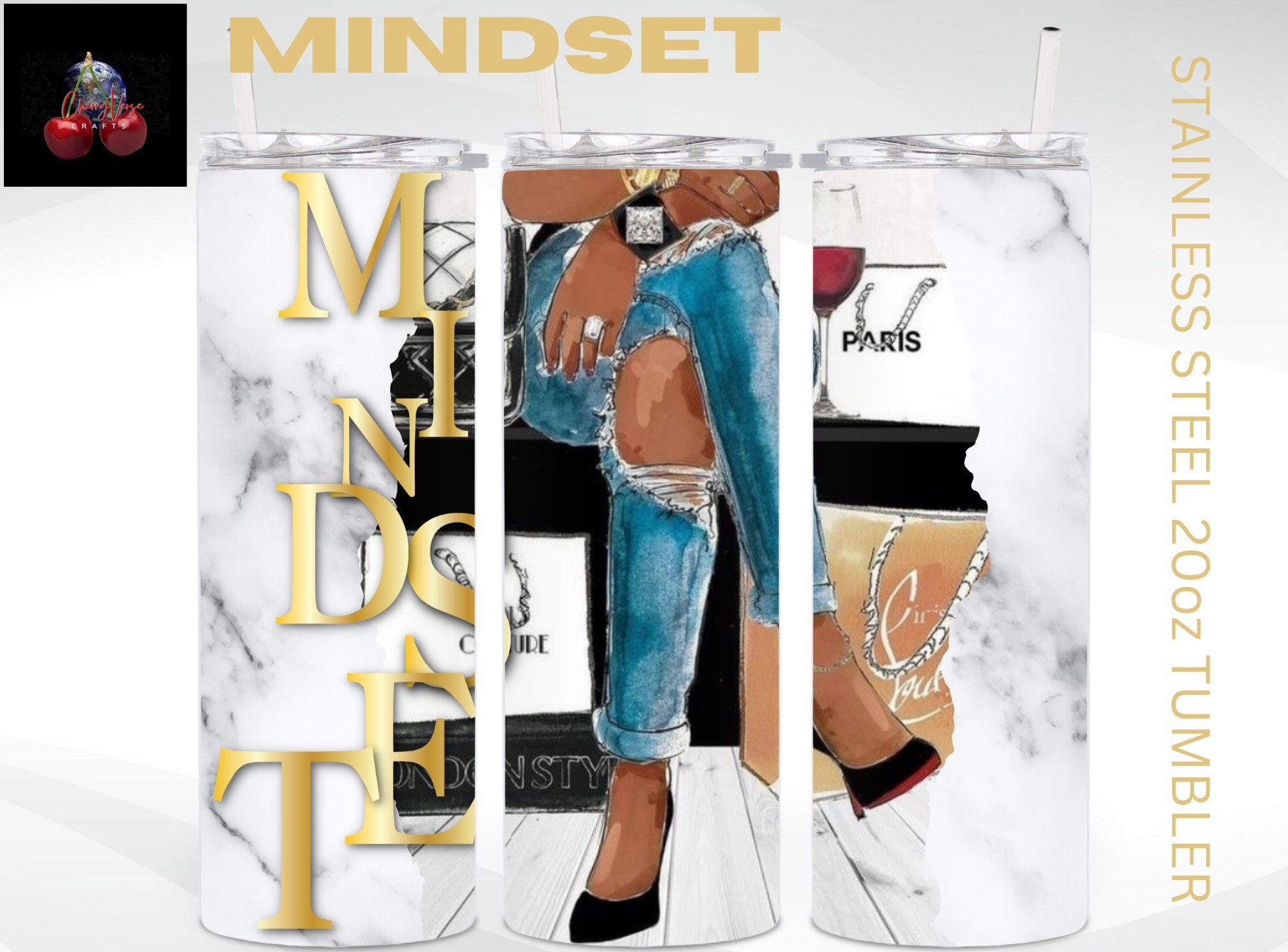 Boss Lady MINDSET Stainless Steel 20oz Tumbler - Etsy