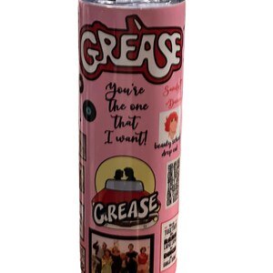 Grease Inspired Stainless Steel 20oz Tumbler - Etsy